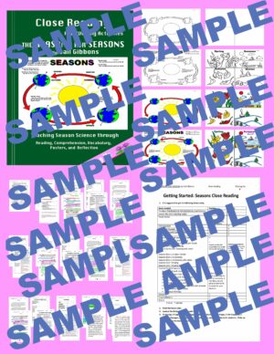 Close Reading: The Reasons for Seasons by Gail Gibbons | Made By Teachers