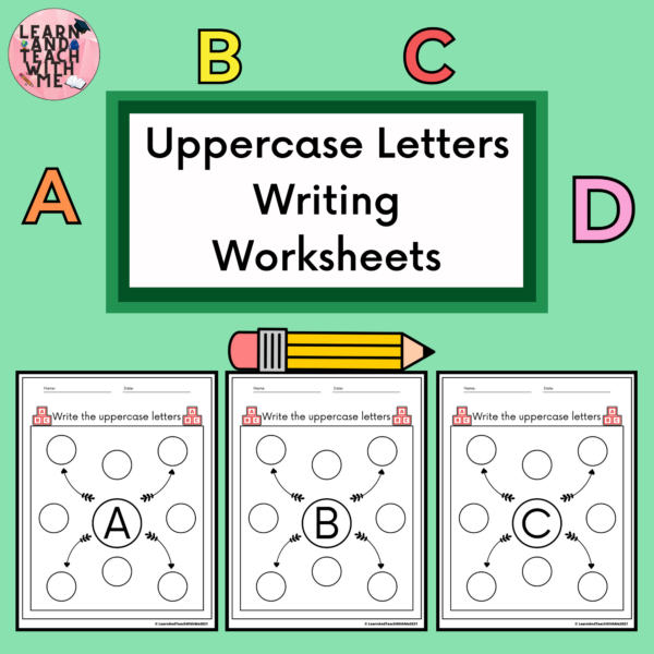 Uppercase Letters Writing Worksheets | Made By Teachers