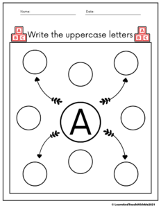 Uppercase Letters Writing Worksheets | Made By Teachers