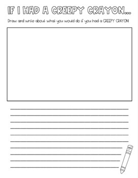 Creepy Crayon! Book Companion and Craft For Elementary Students | Made ...