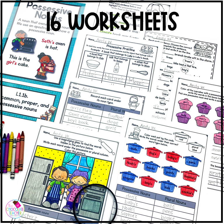 Possessive Nouns - Grammar | Made By Teachers