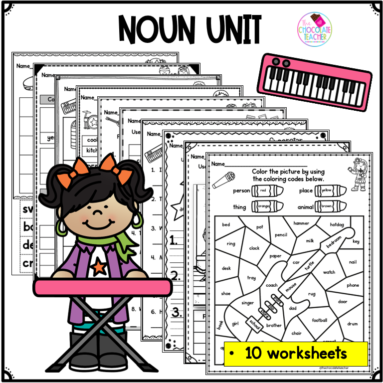 Common Nouns - Noun Word Sort - Grammar | Made By Teachers