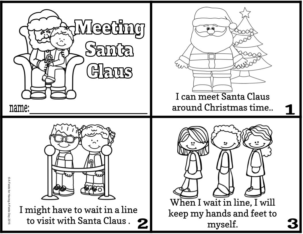 Meeting Santa Claus Social Narrative | Made By Teachers