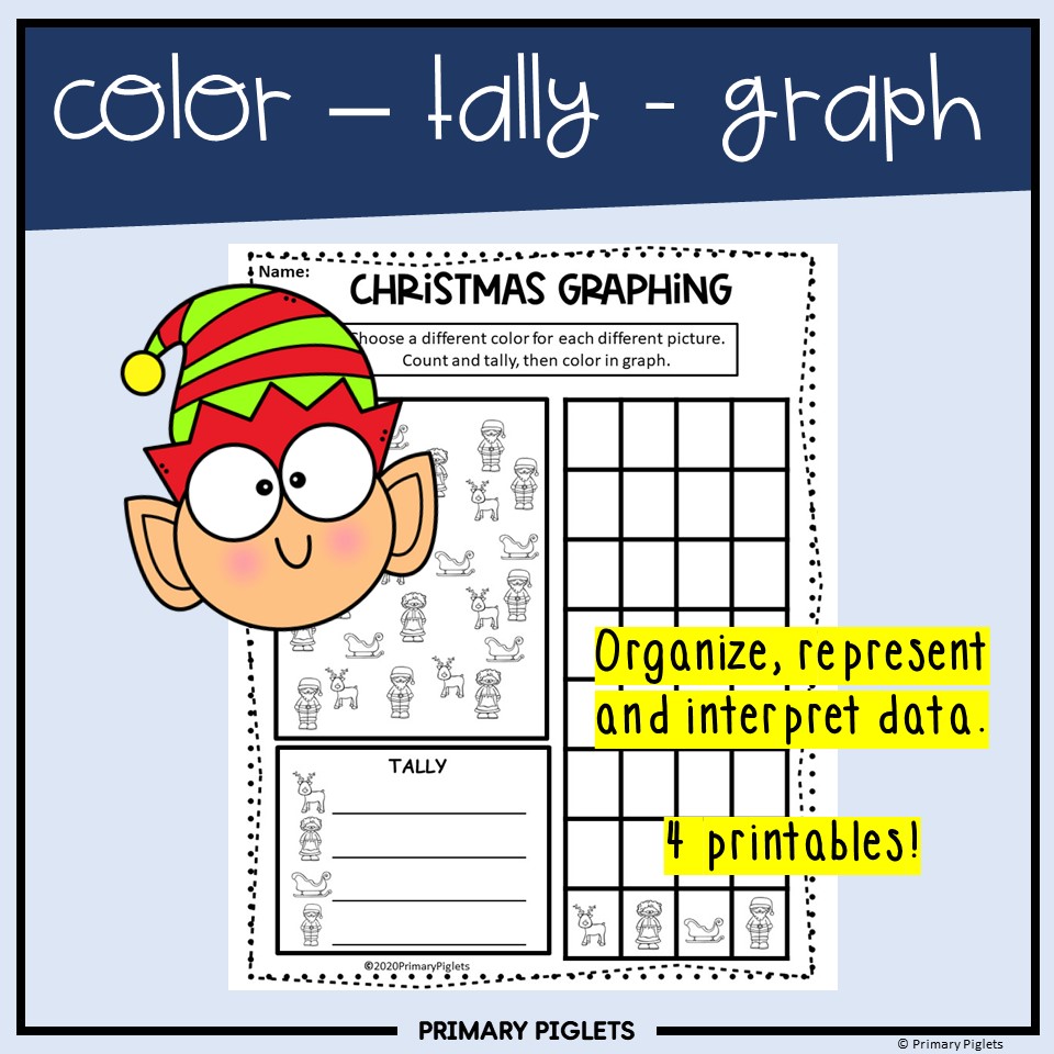 CHRISTMAS GRAPHING WORKSHEETS ACTIVITIES | Made By Teachers