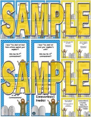 I Have Who Has - 10 Commandments - Catholic | Made By Teachers