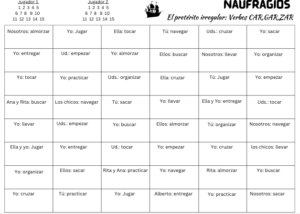 All Preterite & Imperfect Verb Conjugation Games Juegos de conjugación ...