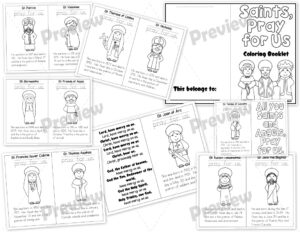 Saints Coloring Book - Made By Teachers