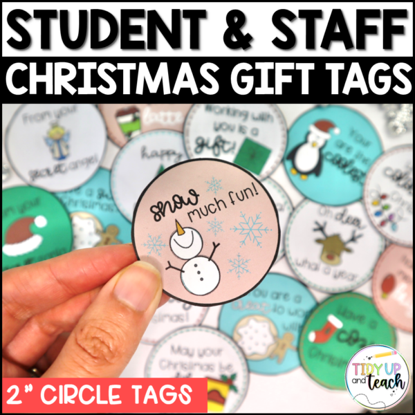 Student Christmas Gift Tags | Made By Teachers