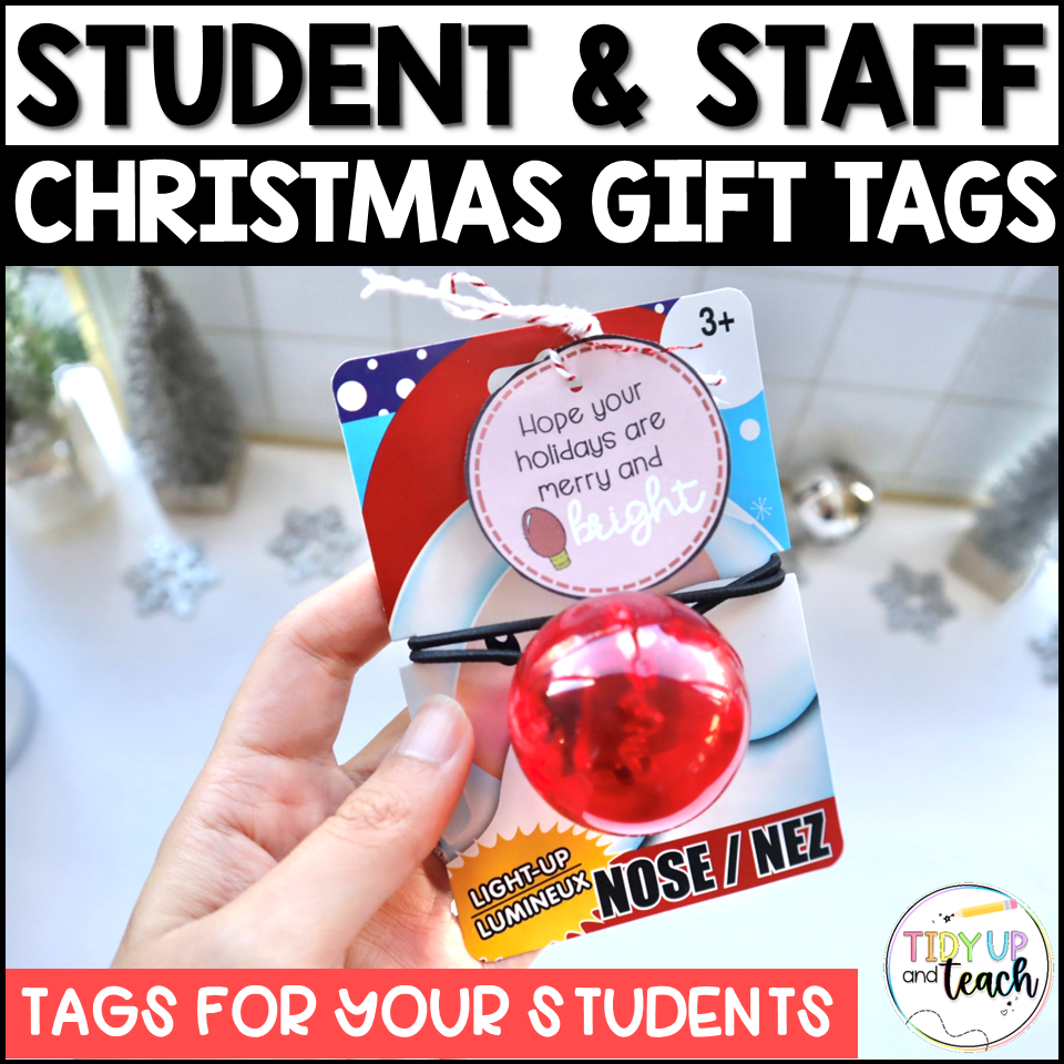 Student Christmas Gift Tags | Made By Teachers