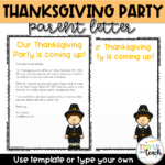 Thanksgiving Class Party Letter | Made By Teachers