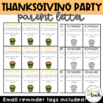 Thanksgiving Class Party Letter | Made By Teachers