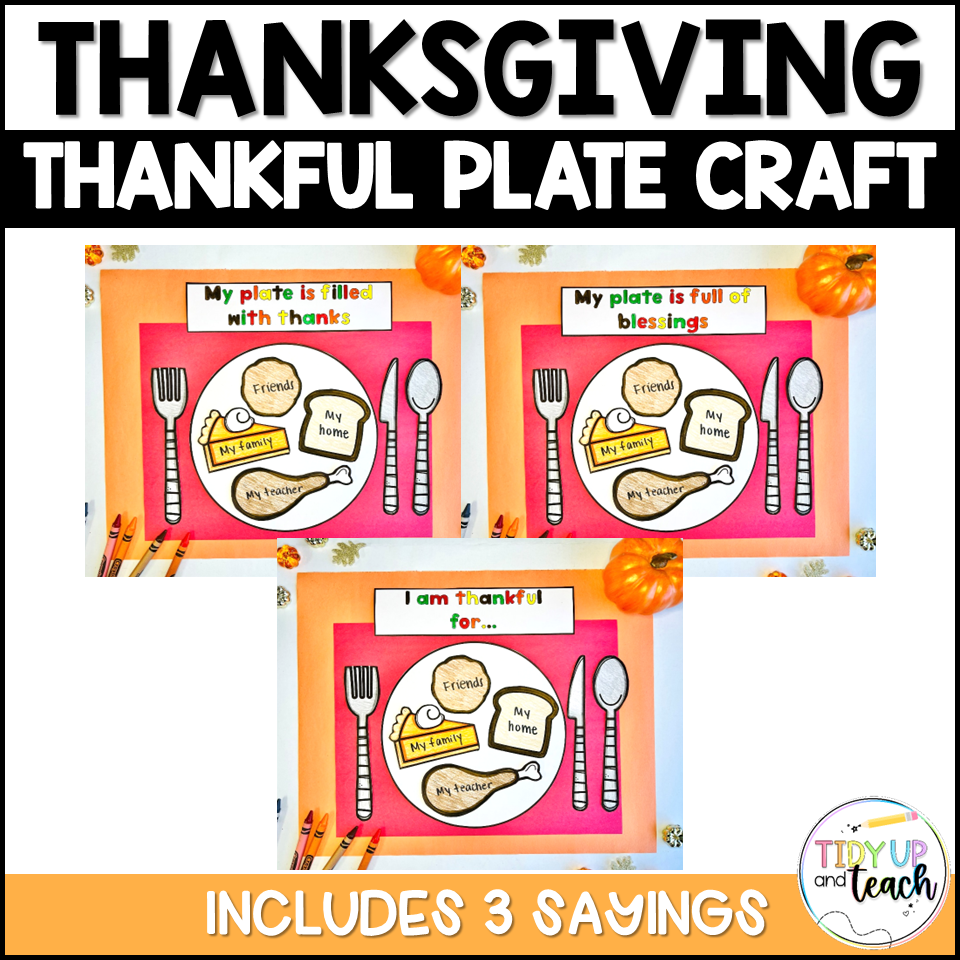Thanksgiving Placemat Craft | Made By Teachers