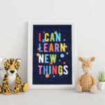 Math Classroom Poster, I Can Learn New Things | Made By Teachers