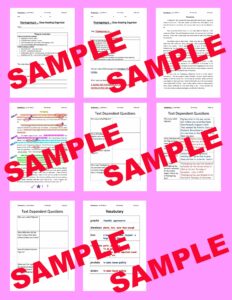 Close Reading: Thanksgiving Is ... by Gail Gibbons | Made By Teachers