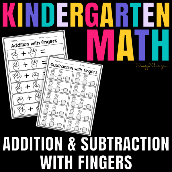 Addition and Subtraction Worksheets to 10 with Fingers | Made By Teachers