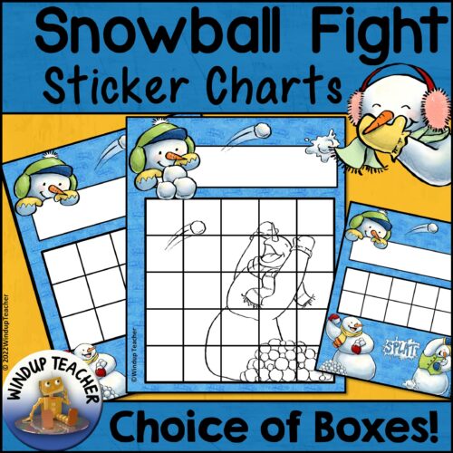 Snowman Sticker Charts | Made By Teachers