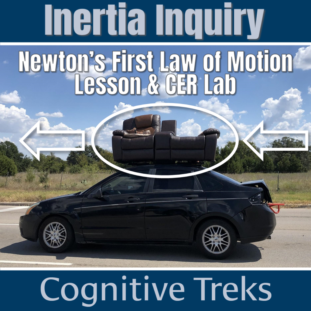 Physics CER Inertia Lab - Newton’s First Law of Motion (Inertia) Lesson & Inquiry | Made By Teachers