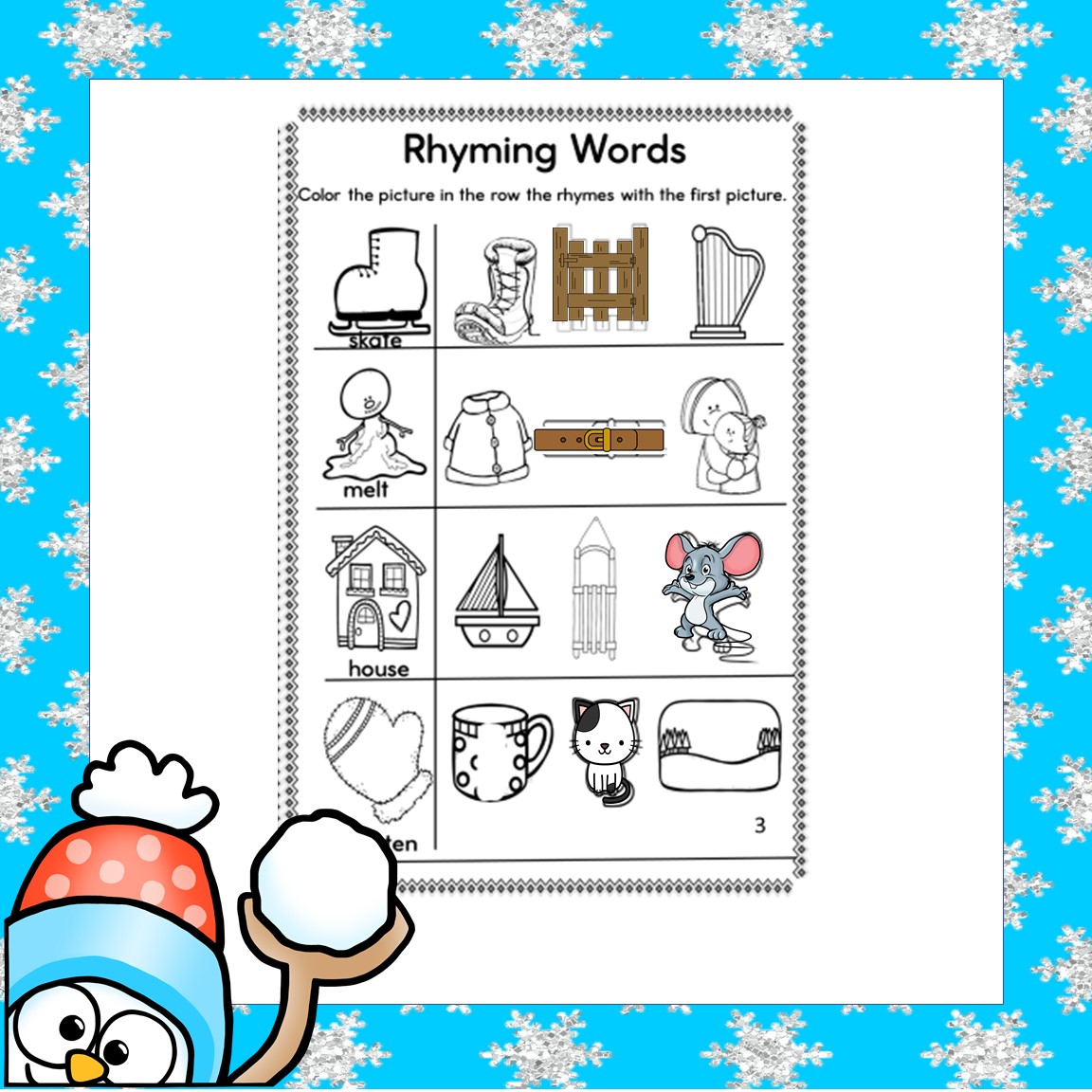 January | Winter | Activity Book | Kindergarten | First Grade | Made By ...