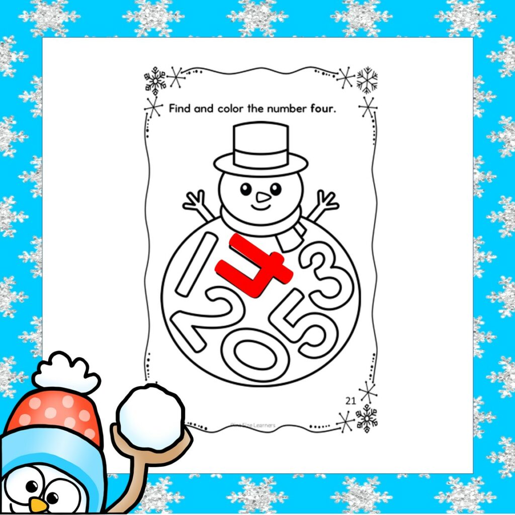 January | Winter | Activity Book | Kindergarten | First Grade | Made By ...