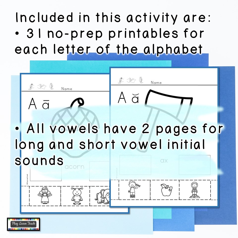 Alphabet Activities Kindergarten Color Cut Glue | Made By Teachers