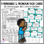 Pronouns - Grammar - Posters - Worksheets - Task Cards - Puzzles | Made ...
