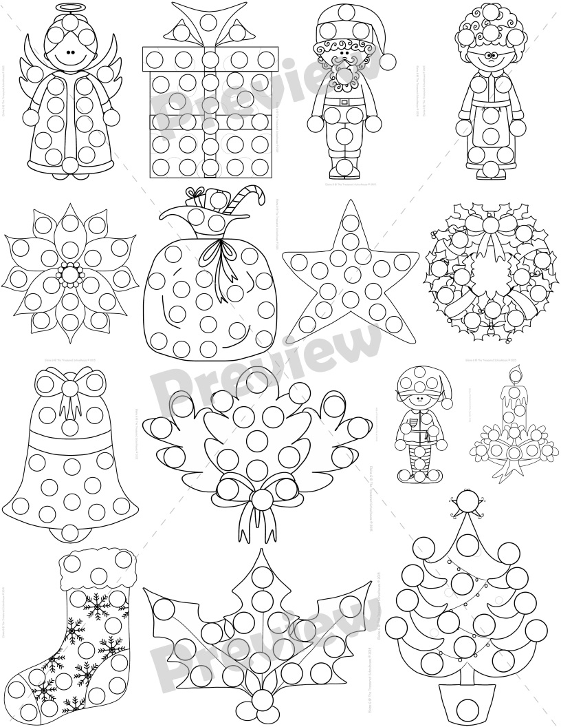 Christmas Do-A-Dot | Made By Teachers