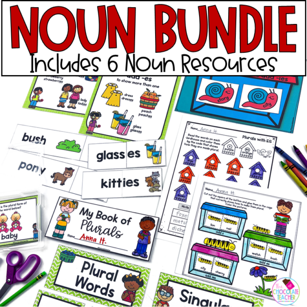 Common and Proper Nouns - Possessive Nouns - First Grade Grammar - Noun ...