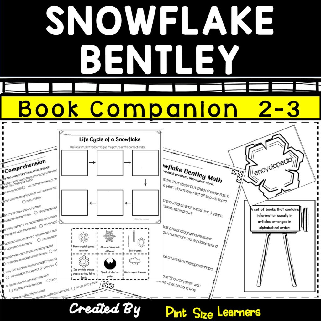 Snowflake Bentley Biography | Activities | Book Study | Made By Teachers