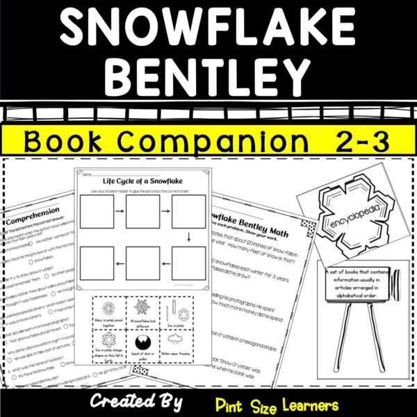Snowflake Bentley Biography | Activities | Book Study | Made By Teachers