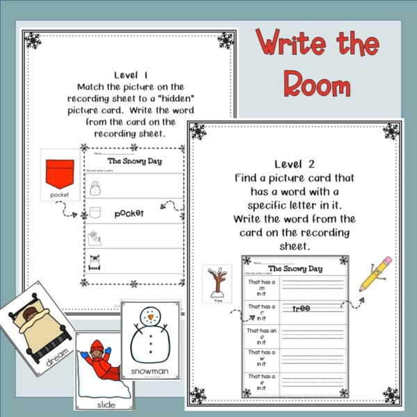 The Snowy Day Book Study | Sequencing | Vocabulary | More - Made By ...