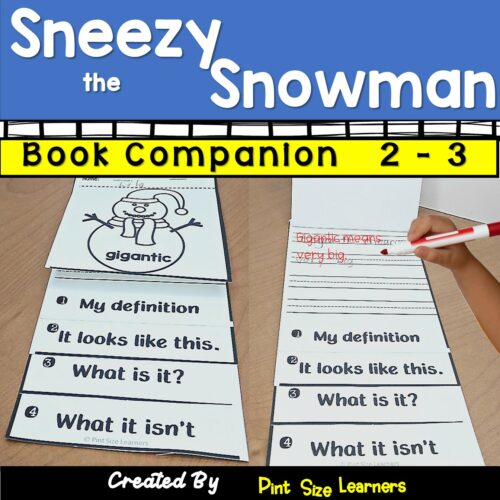 Sneezy the Snowman Book Study & Activities | January Book Unit | Grades ...