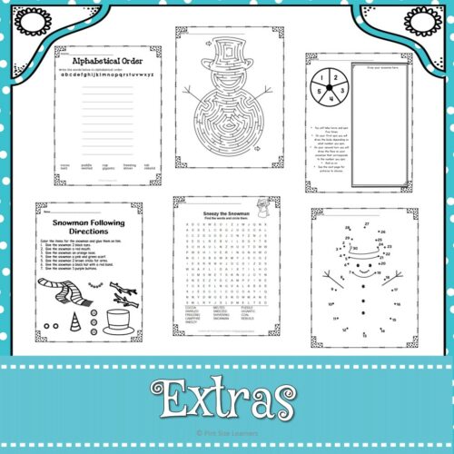 Sneezy the Snowman Book Study & Activities | January Book Unit | Grades ...