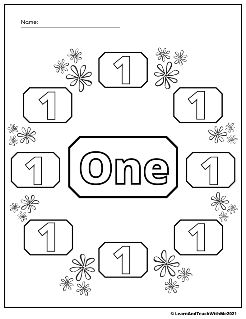 Numbers 1-20 Coloring Pages | Made By Teachers