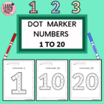 Numbers 1-20 Dot Marker Worksheets - Made By Teachers
