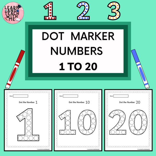 Numbers 1-20 Dot Marker Worksheets | Made By Teachers