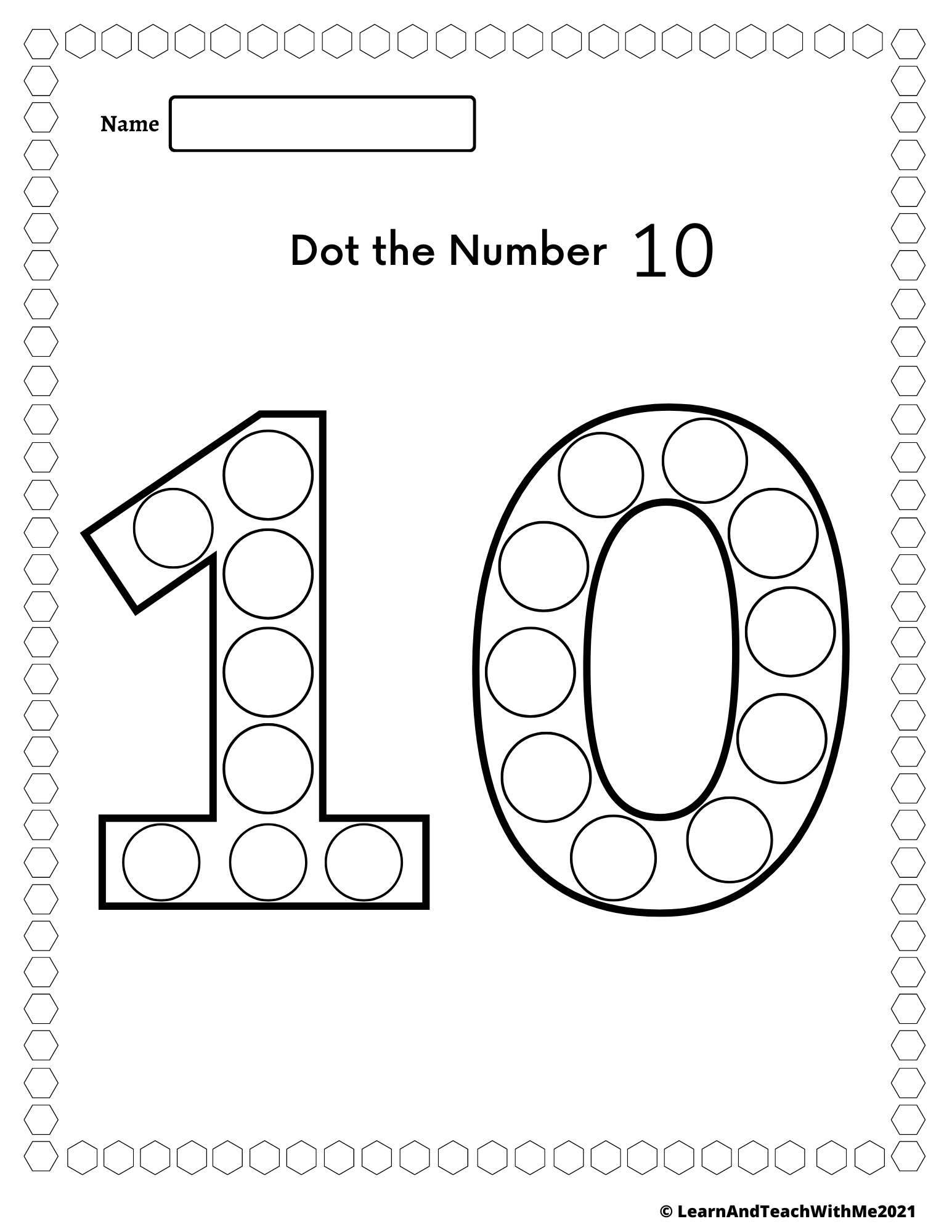 Numbers 1-20 Dot Marker Worksheets | Made By Teachers