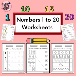 Numbers 1-20 Trace and Write Worksheets | Made By Teachers