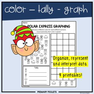POLAR EXPRESS CHRISTMAS MATH GRAPHING ACTIVITIES | Made By Teachers
