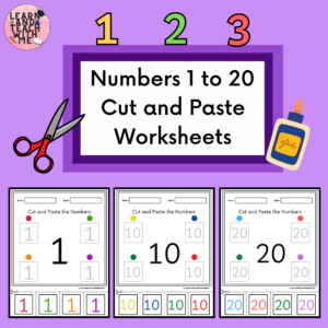 Numbers 1-20 Cut and Paste Worksheets | Made By Teachers