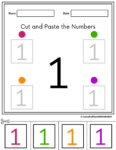 Numbers 1-20 Cut and Paste Worksheets | Made By Teachers