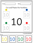 Numbers 1-20 Cut and Paste Worksheets - Made By Teachers