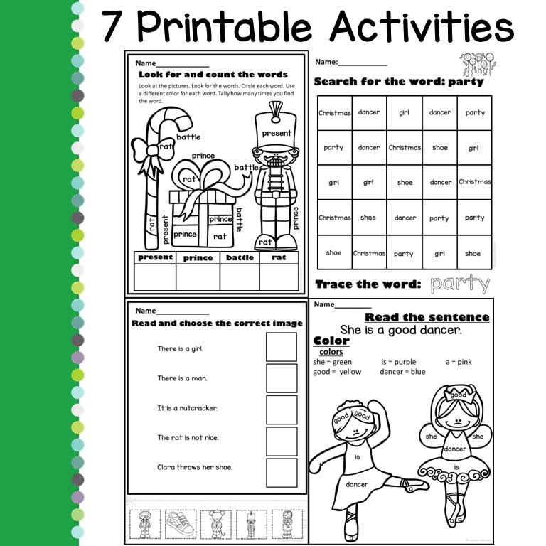 The Nutcracker Simplified Christmas Reader - Printable & Boom Cards ...