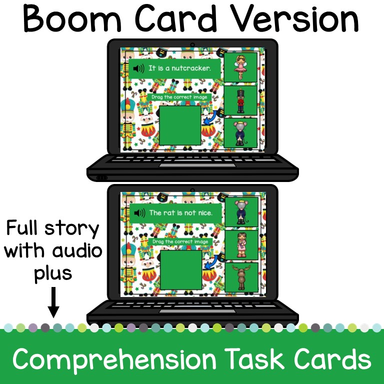 The Nutcracker Simplified Christmas Reader - Printable & Boom Cards ...