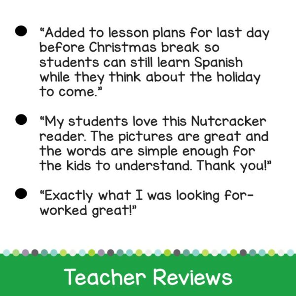 Bilingual Nutcracker Christmas Readers - Navidad - Print & Boom Cards w ...