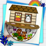Noah's Ark Religious Craft | Sunday School | Bible Lessons | Made By ...