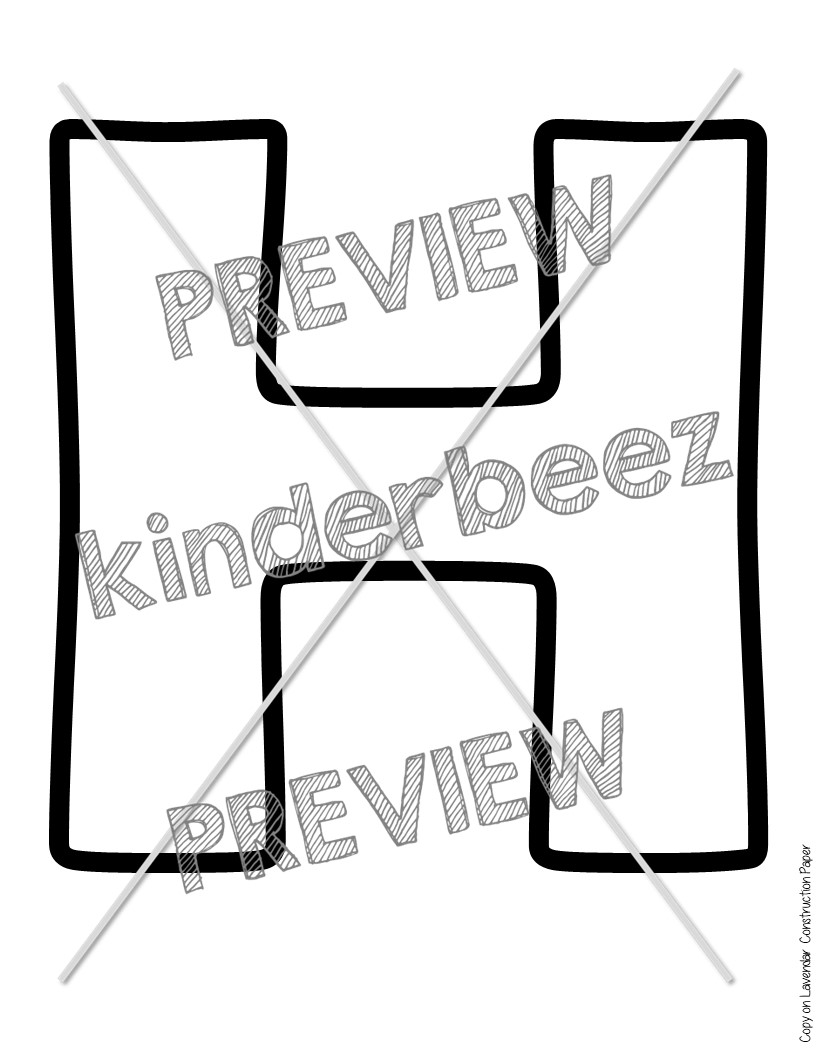 Letter H Craft, Hh is for Hippo, Hippo Craft | Made By Teachers