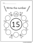 Numbers 11-20 Writing Worksheets | Made By Teachers