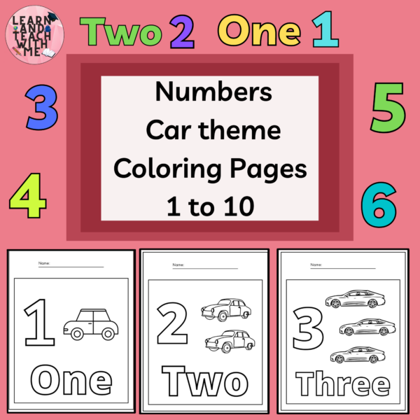 Numbers 1-10 Coloring Pages | Made By Teachers