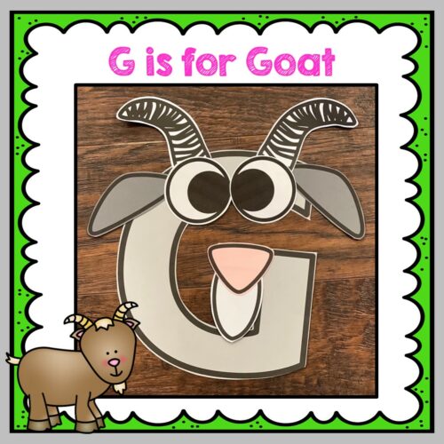 Letter G Craft, Gg is for Goat, Goat Craft | Made By Teachers