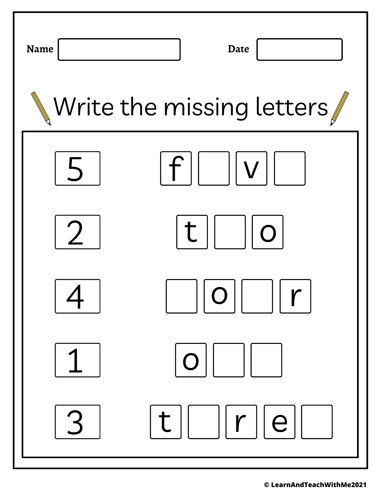Numbers 1-10 Trace and Write Worksheets | Made By Teachers